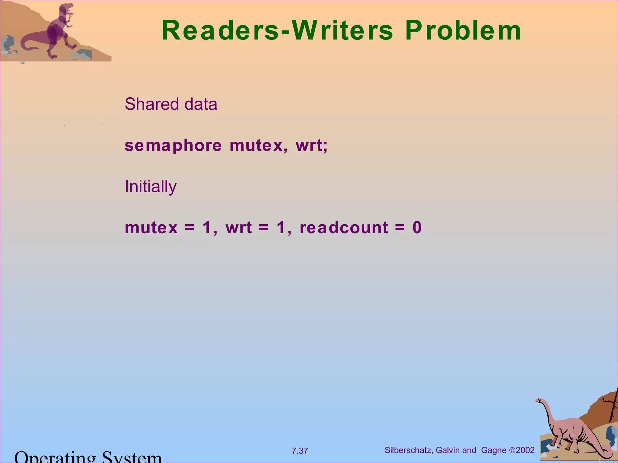 Ch7: Process Synchronization | PPT