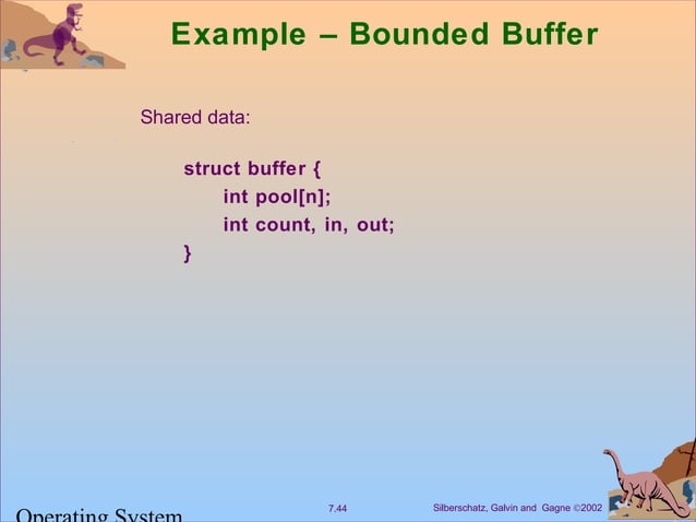 Ch7 Process Synchronization Ppt
