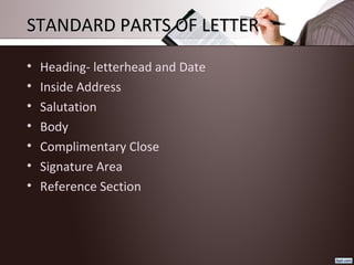 appearance and design of business message | PPT