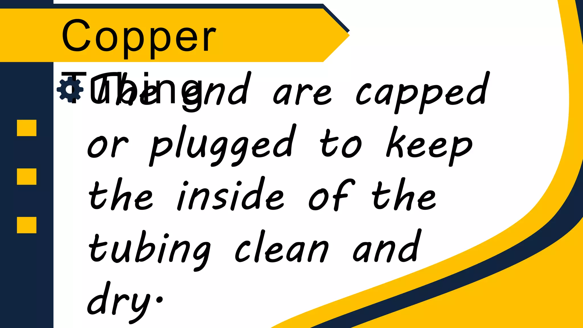 Ch 7. 1 use of copper tube in refrigeration /HVAC | PPTX