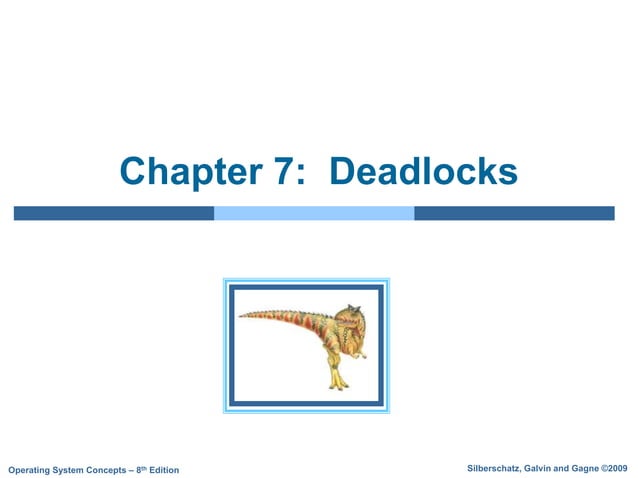 Deadlock in OS | PPT | Operating Systems | Computer Software and Applications