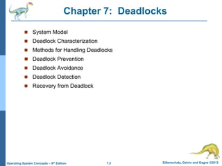 Galvin Operating Systems of deadlock.ppt