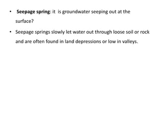 CH7.1.pptx: ground water hydrolog of ethiy | PPTX | Geography | Science