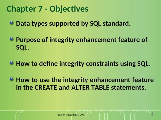 Database Management System Chapter Seven Ppt Databases Computer Software And Applications