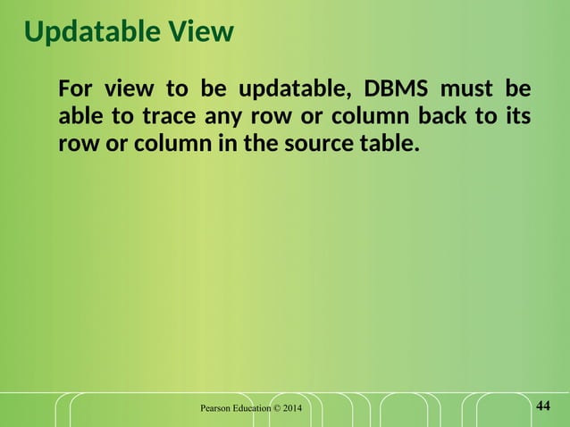 Database Management System Chapter Seven Ppt Databases Computer Software And Applications