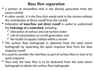 CHAPTER 7 - HYDROGRAPH CHAPTER 7 - HYDRO | PPT