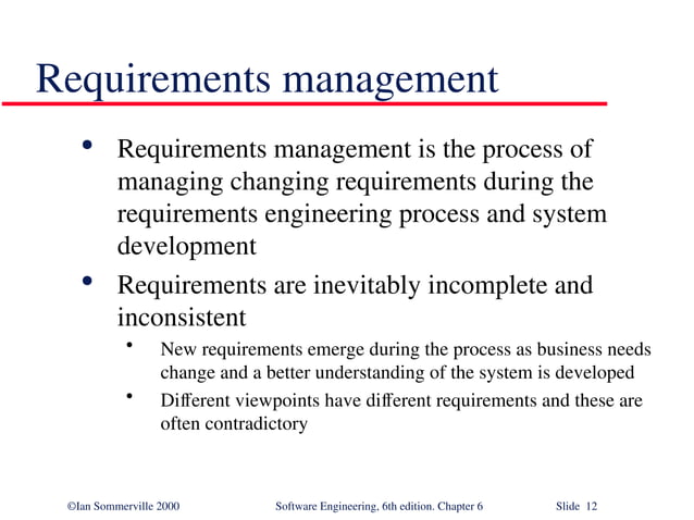 software requirement engineering process part II | PPT