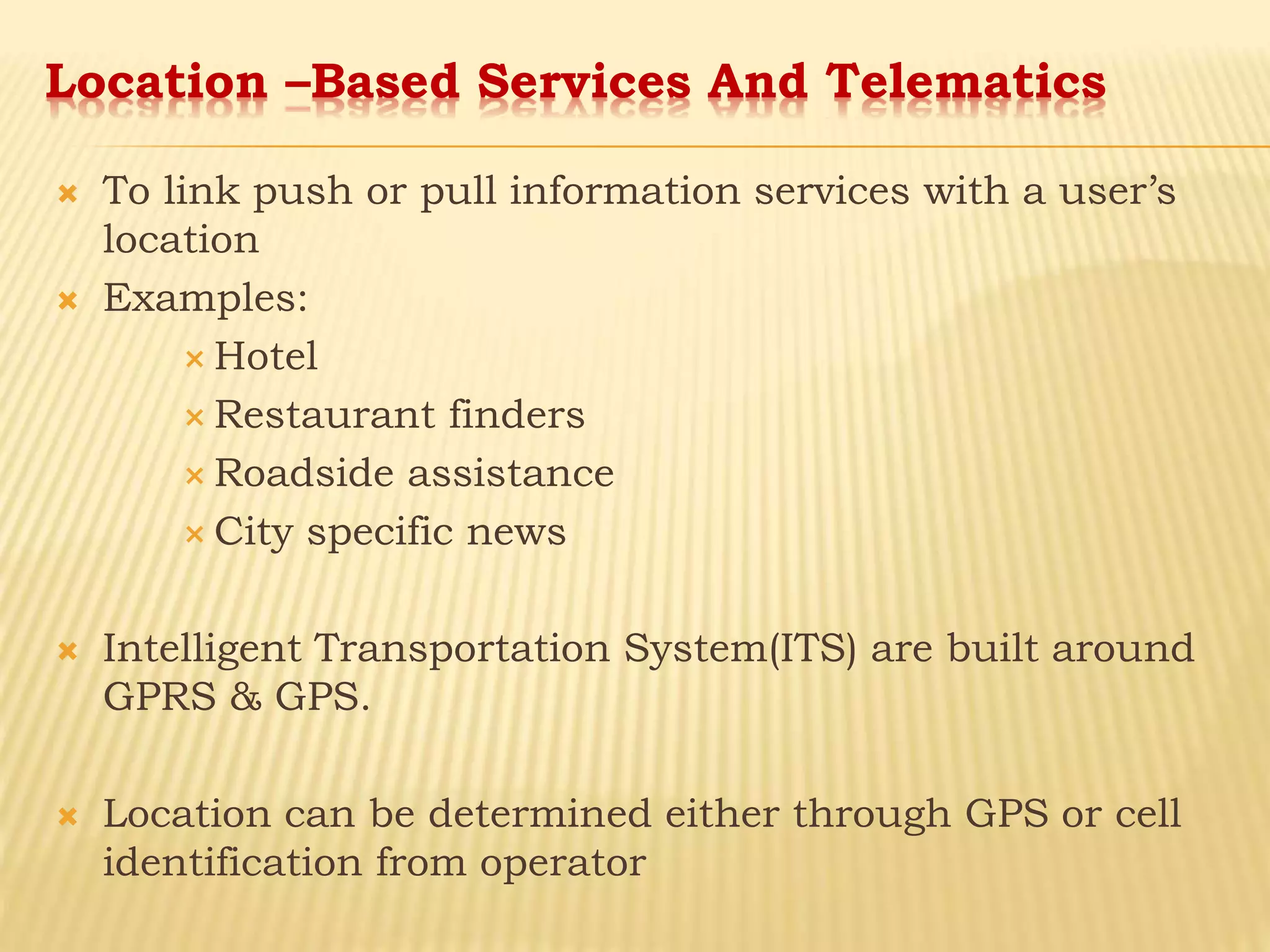 Applications of GPRS | PPTX