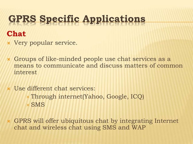 Applications of GPRS | PPTX