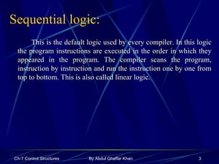 Control Structures | PPT