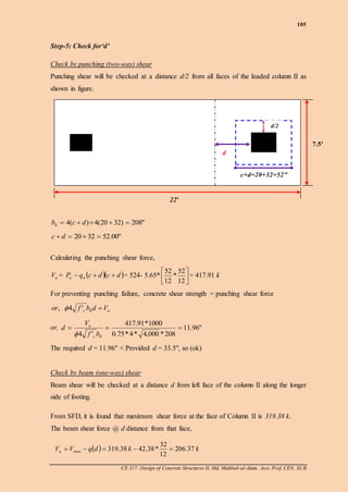 Ch 7 design of rcc footing | PDF