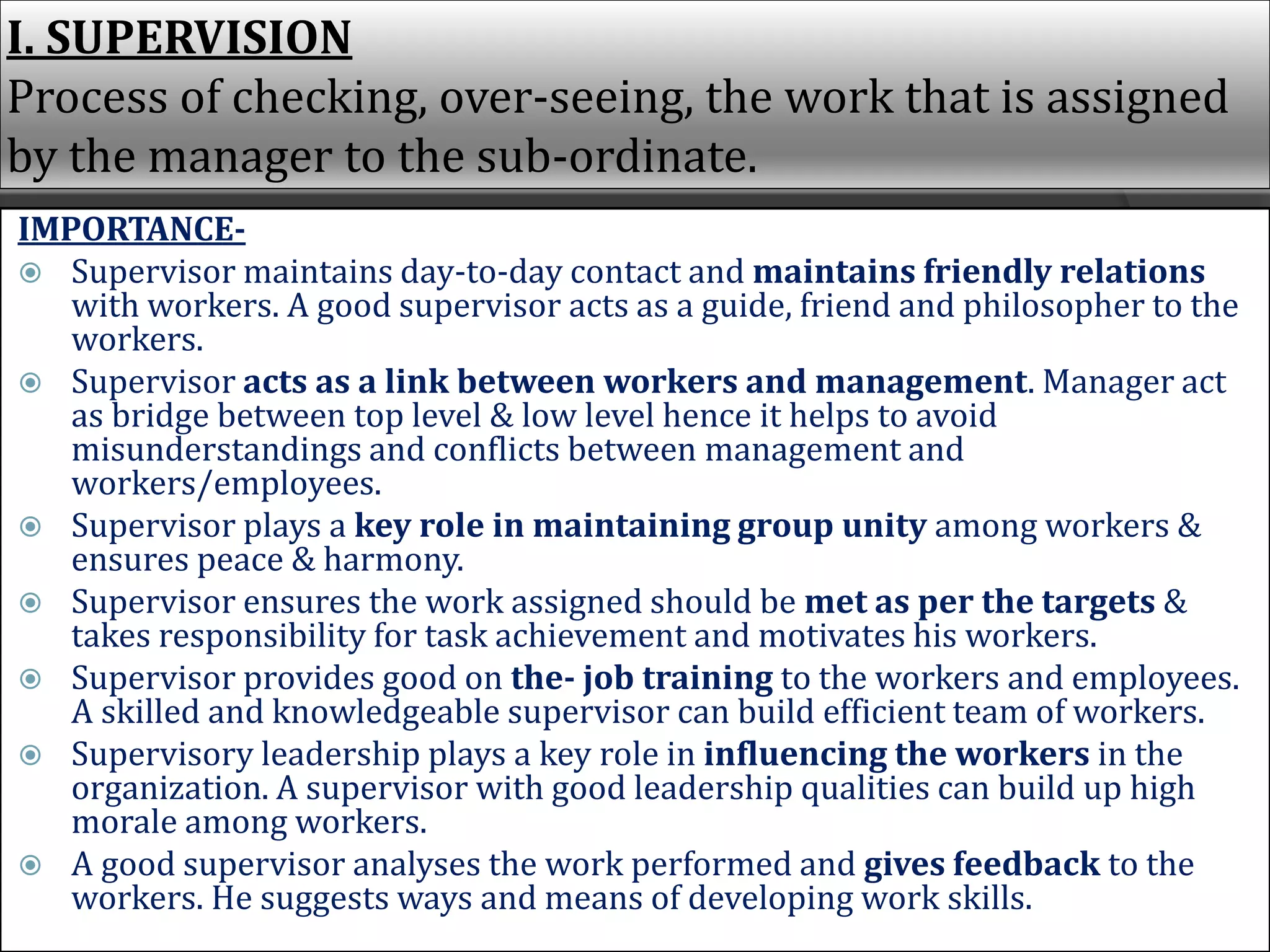 chapter 7 directing class 12 business studies | PPTX