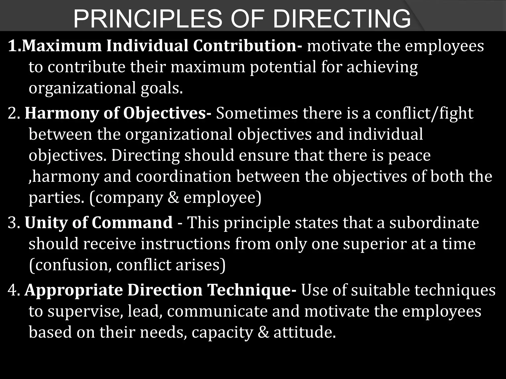 chapter 7 directing class 12 business studies | PPTX