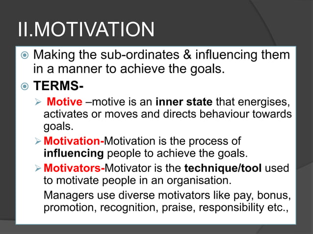 chapter 7 directing class 12 business studies | PPTX