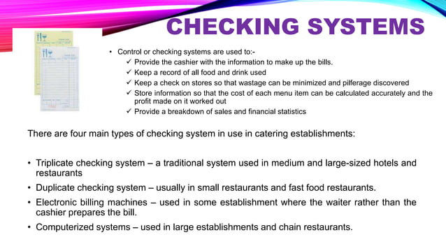 FOOD AND BEVERAGE SERVICE PROCEDURES | PPTX | Bars & Restaurants ...