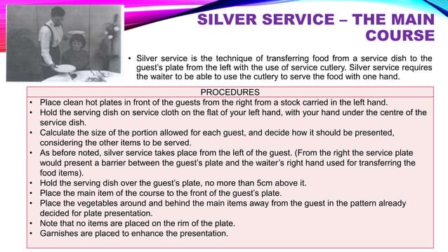 FOOD AND BEVERAGE SERVICE PROCEDURES PPT food-and-beverage-service-procedures-ppt