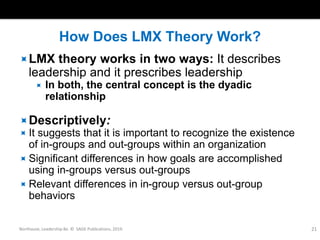 Leadership Member Exchange (LMX) Theory pdf. | PDF | Business and Finance