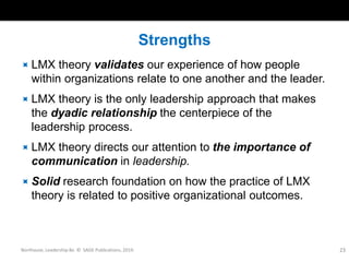Leadership Member Exchange (LMX) Theory pdf. | PDF | Business and Finance
