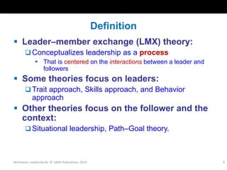 Leadership Member Exchange (LMX) Theory pdf. | PDF | Business and Finance