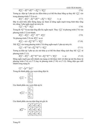 CHƯƠNG 7 PHẦN 1 TÍNH TOÁN NGẮN MẠCH | PDF