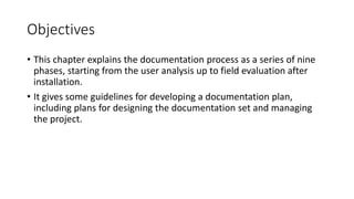 Planning and writing your documents - Software documentation | PPTX