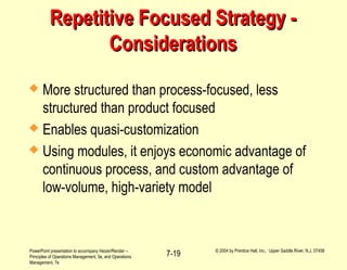 Chapter 7 - Operations Management _ Process Strategy | PPT