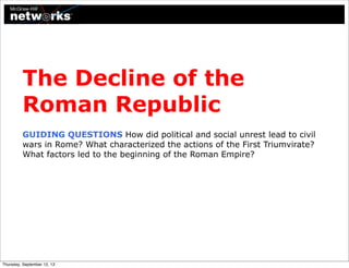 Ch7 - The Romans | PDF