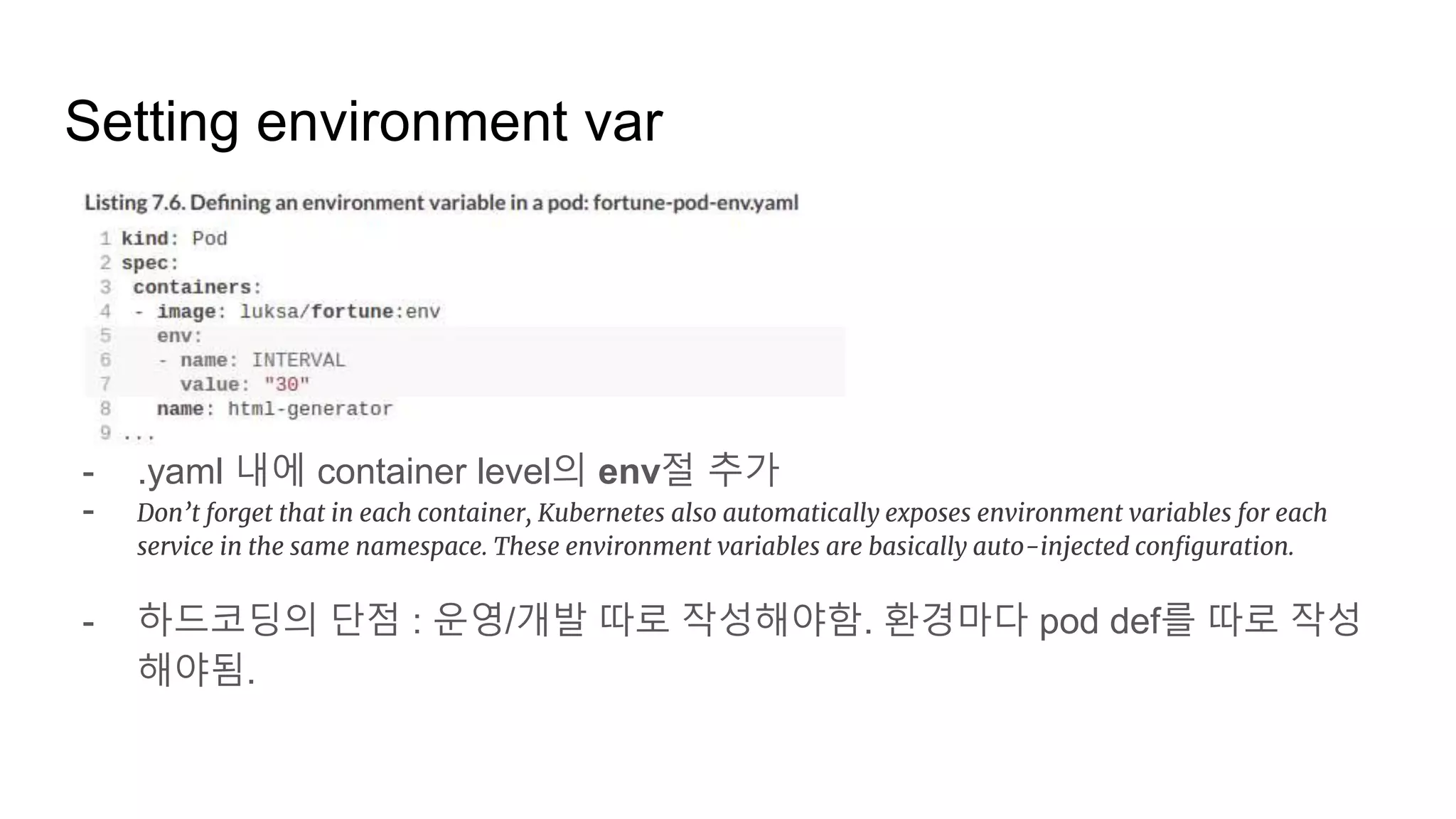 Ch7,8. Configmaps, Secrets and API | PPTX