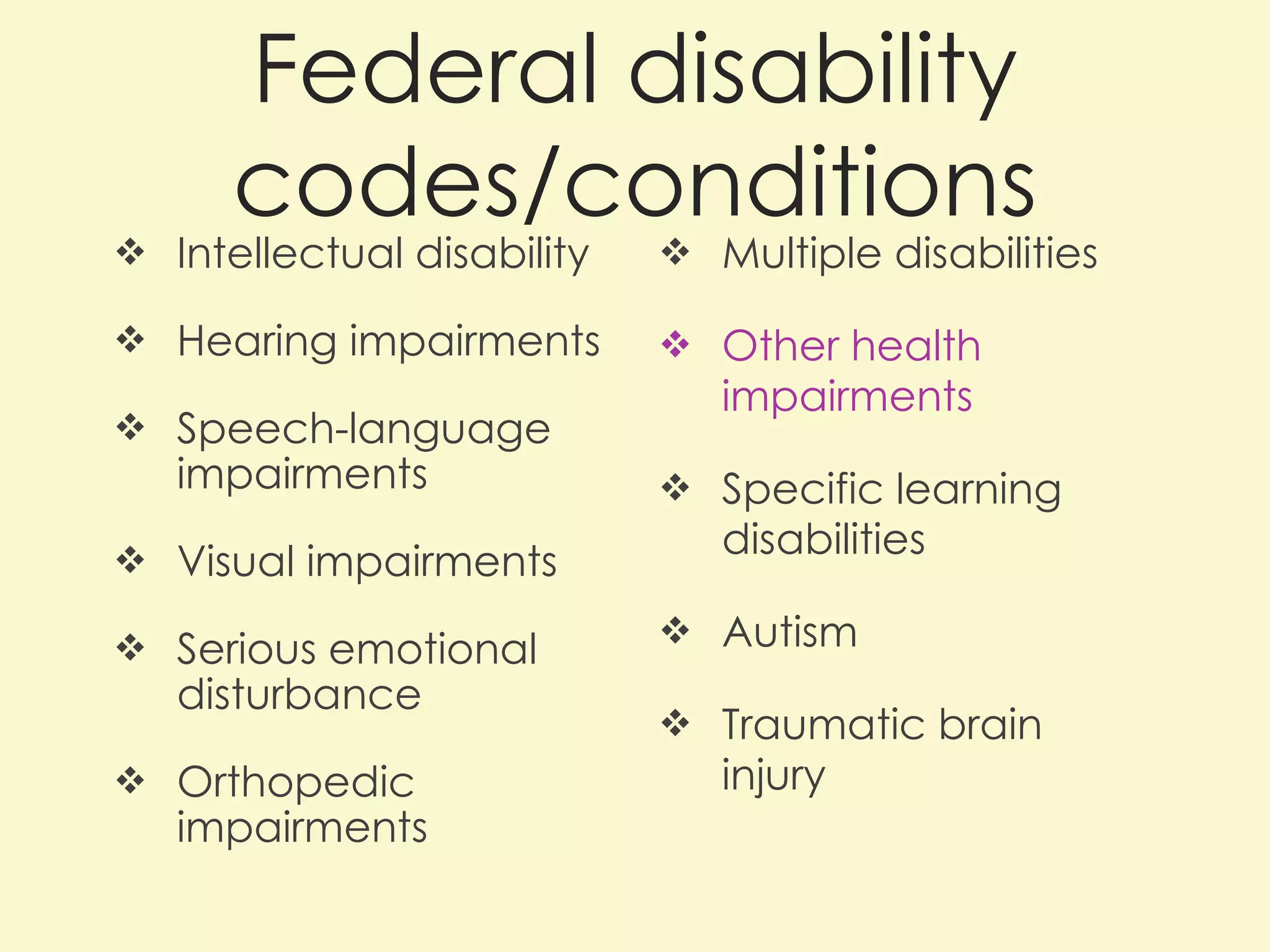 Learning Disabilities, ADHD, and Emotional/Behavioral Disorders | PPT
