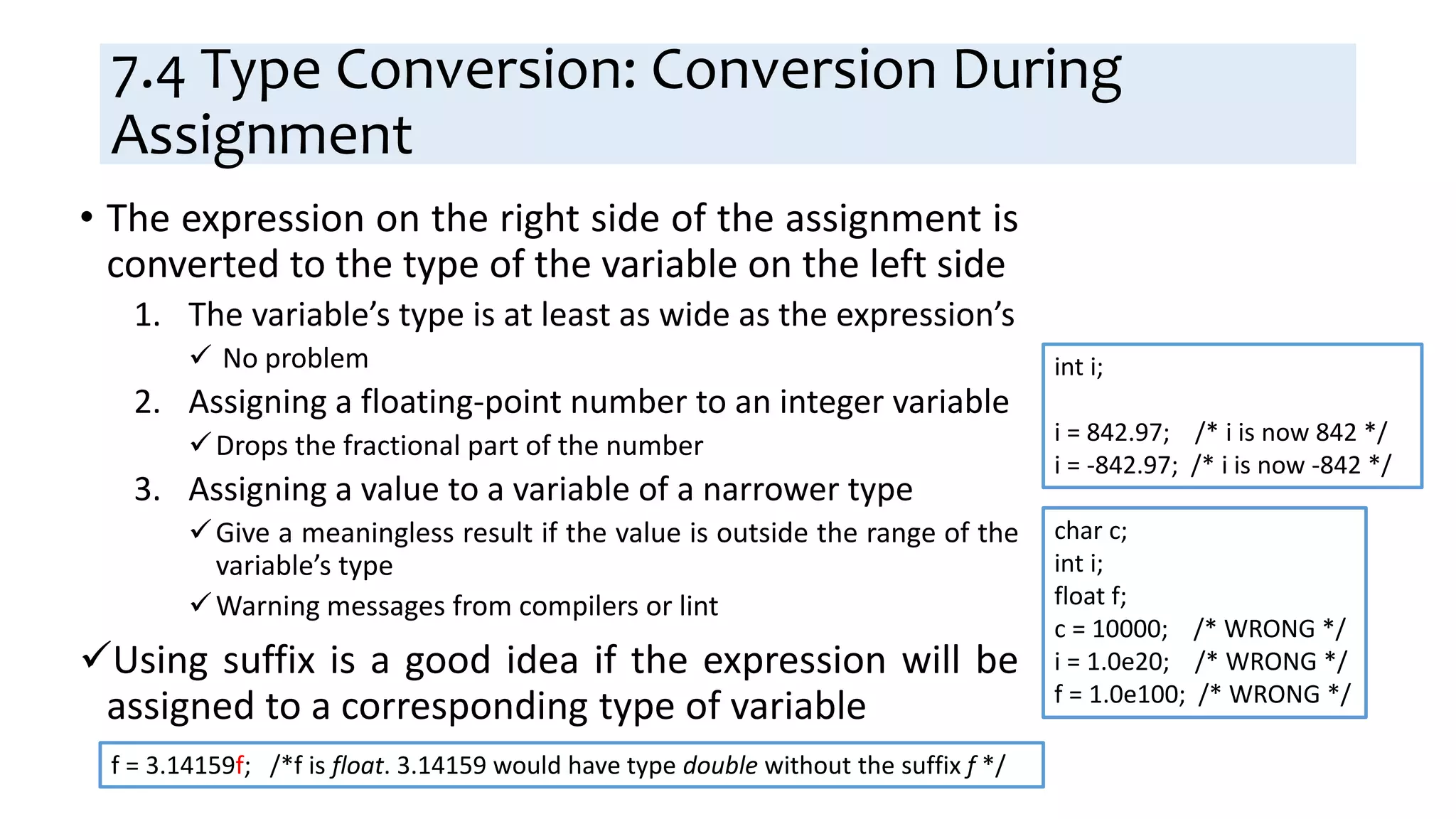 Ch7 Basic Types | PPT