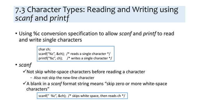 Ch7 Basic Types | PPT