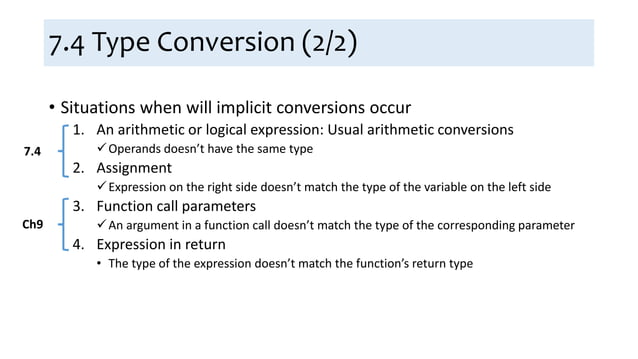 Ch7 Basic Types | PPT