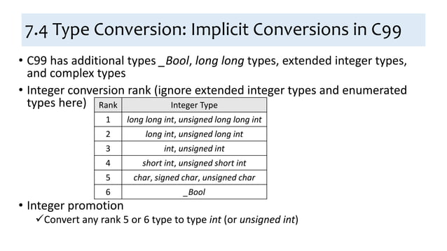 Ch7 Basic Types | PPT