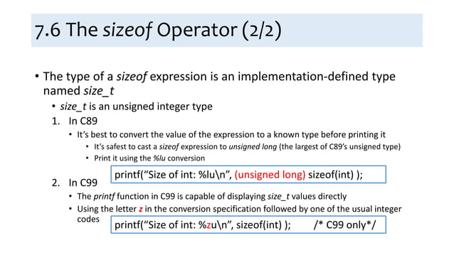 Ch7 Basic Types | PPT
