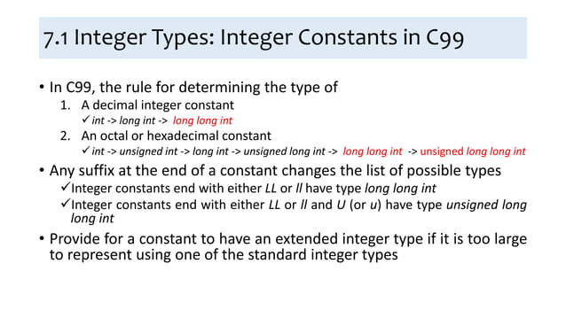 Ch7 Basic Types | PPT