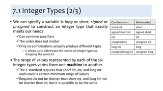 Ch7 Basic Types | PPT