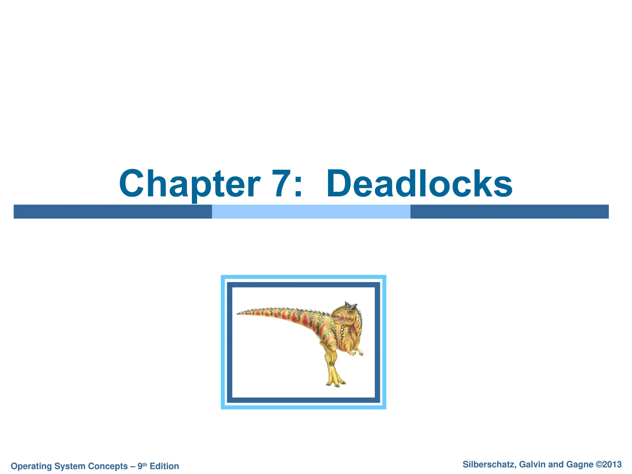 System Model Deadlock Characterization Methods for Handling Deadlocks ...