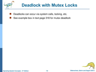 System Model Deadlock Characterization Methods for Handling Deadlocks ...