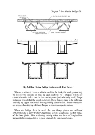 Ch7 Box Girder Bridges (Steel Bridges تصميم الكباري المعدنية & Prof. Dr ...