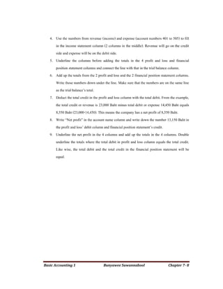 Ch7 Work Sheet | PDF