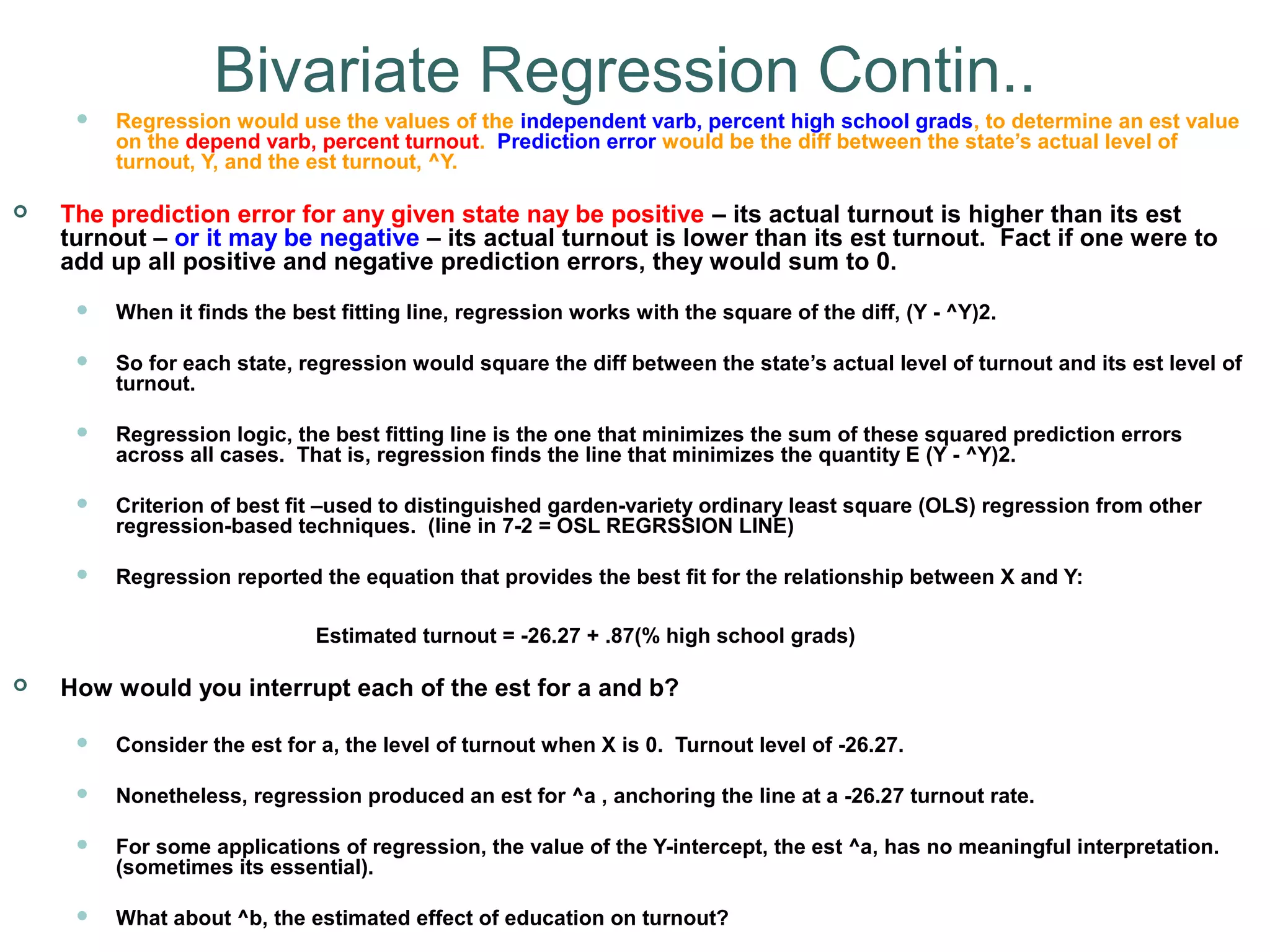 Ch 7 correlation_and_linear_regression | PPT | Science