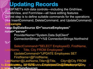 Ch 7 data binding | PPTX