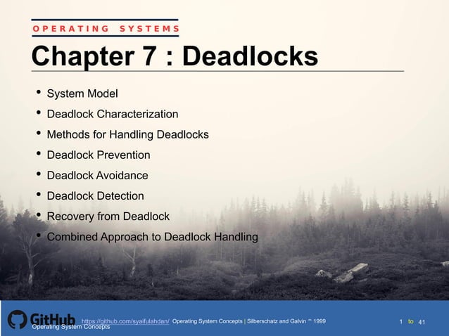 Ch7 deadlocks | PDF | Operating Systems | Computer Software and Applications