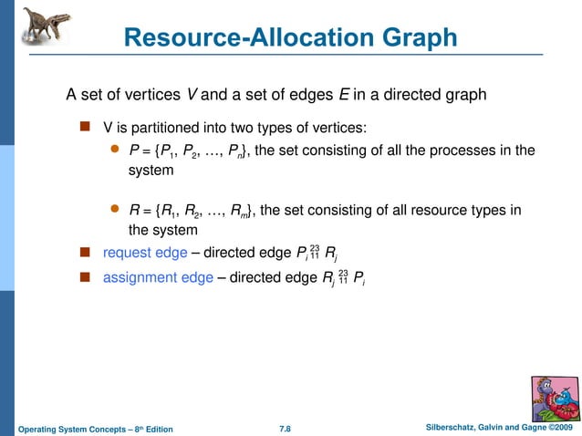 Deadlocks in Opearting Systems, detection, handling, recovery | PPT