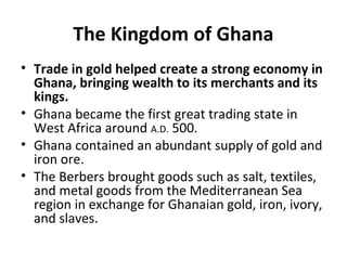 Ch 7 early african | PPT