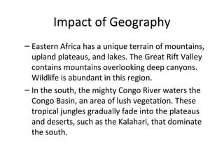 Ch 7 early african | PPT
