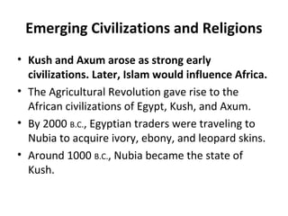 Ch 7 early african | PPT