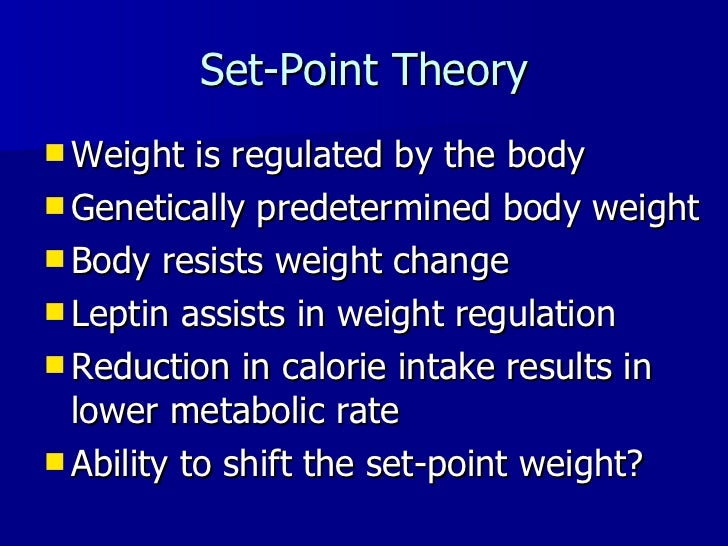 Ch7 Energy Balance and Weight Control