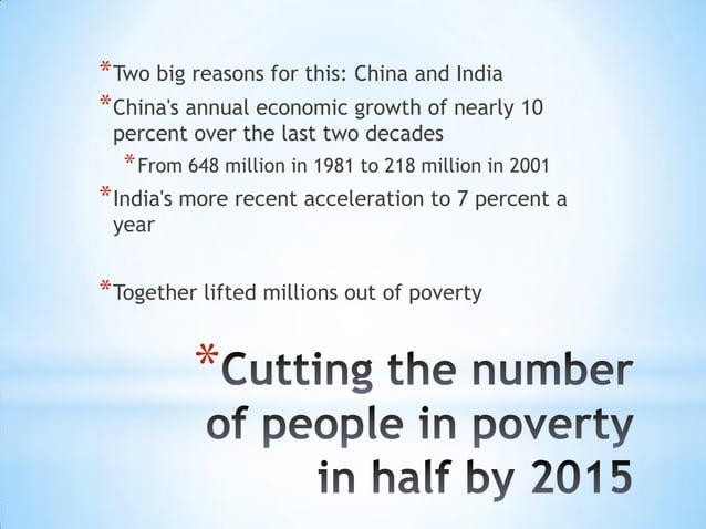 Ch 7 eradicating poverty and stabilizing population | PPT