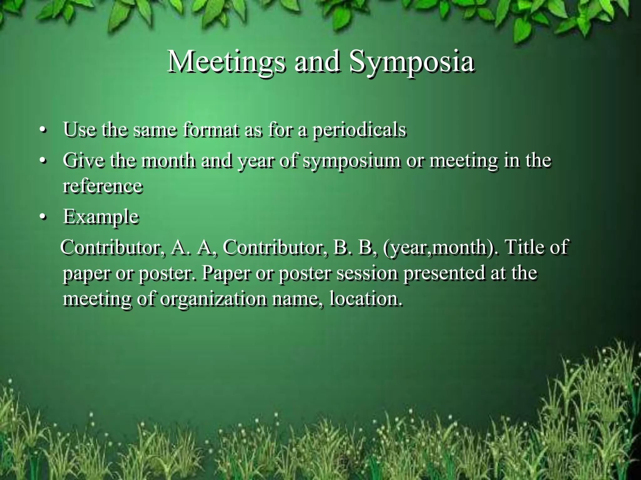 Ch 7 examples of references | PPTX